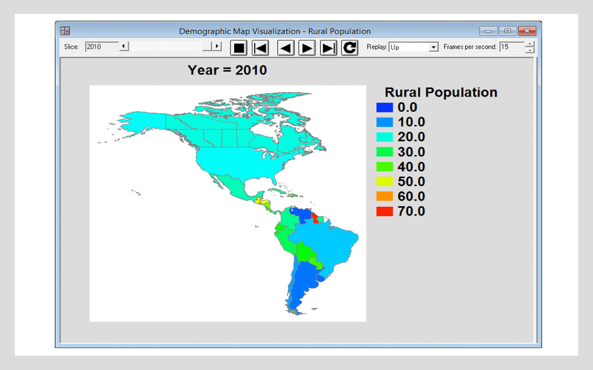 Dynamic Demographic Map Visualization