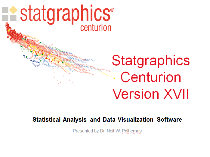 Introducing Statgraphics Centurion Version XVII Webinar