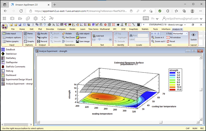 Statgraphics in the AWS Cloud
