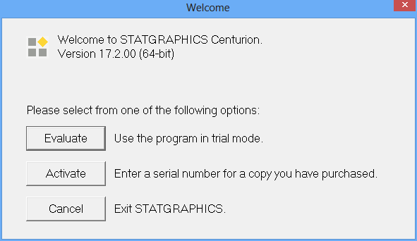 Download Statgraphics Centurion 17.2 Beta Test
